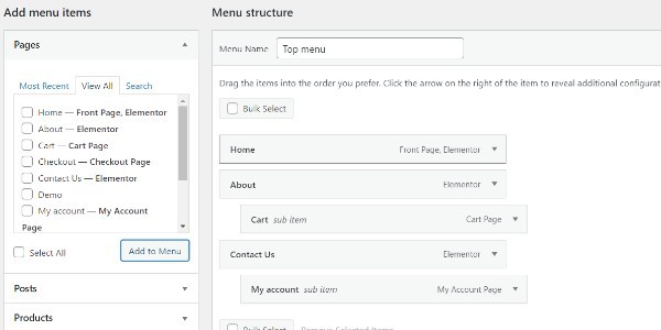  How To Add Sub Menu In WordPress 